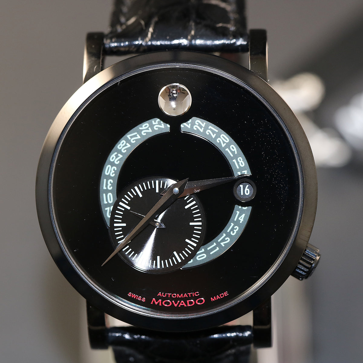 Movado Museum Red Label Calendomatic with ETA 2895-2 – New – Full Set ...