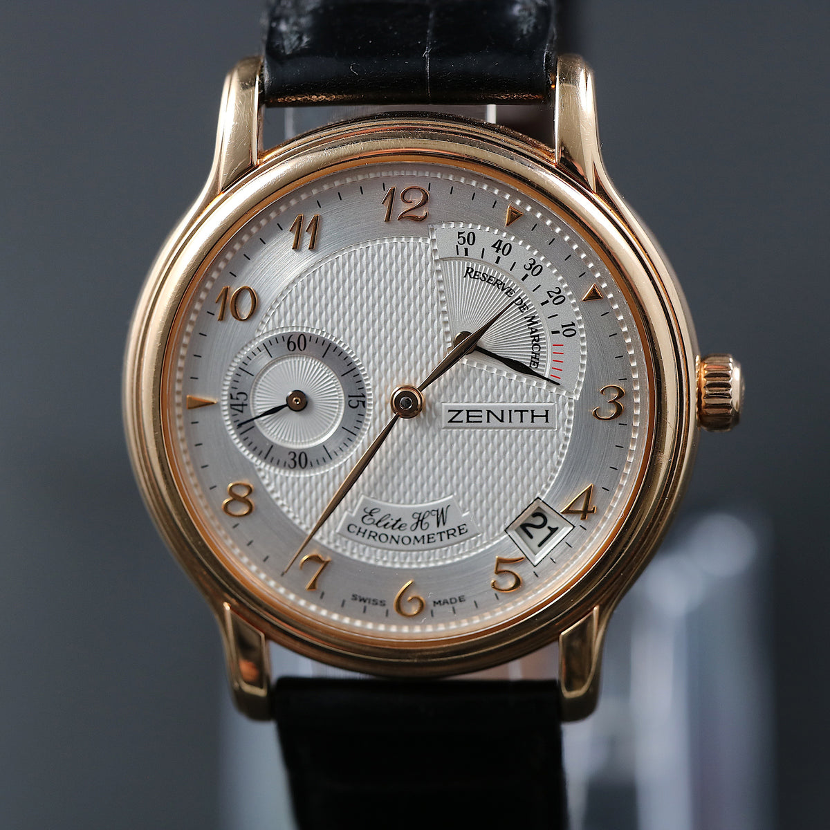 Zenith Elite H W- 17.0240.655 in 18K Red gold – Chronometer - Full set ...